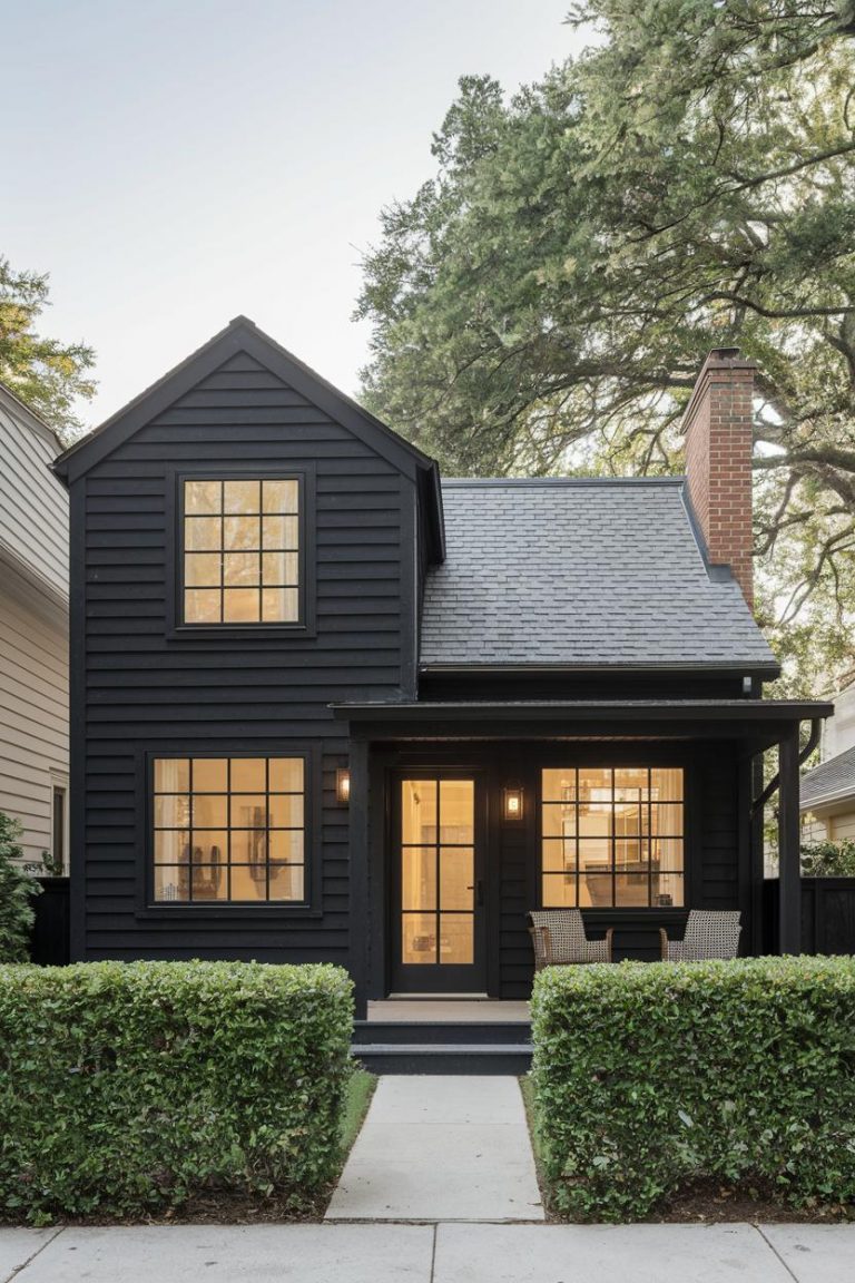46 Black Cottages That Redefine Cozy Chic - Spesh View