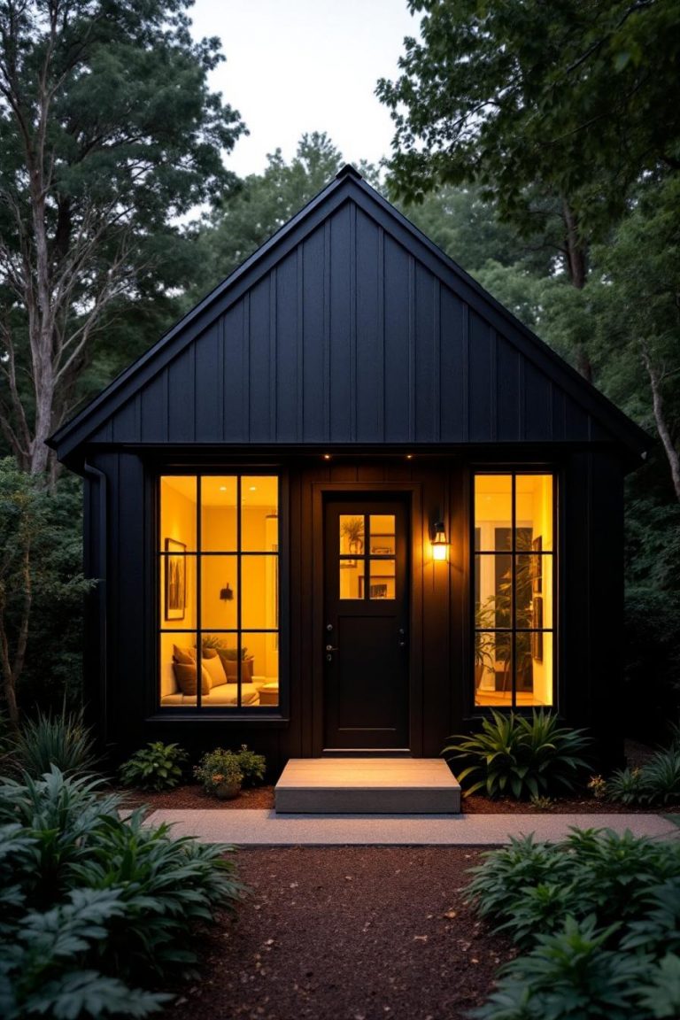 46 Black Cottages That Redefine Cozy Chic - Spesh View