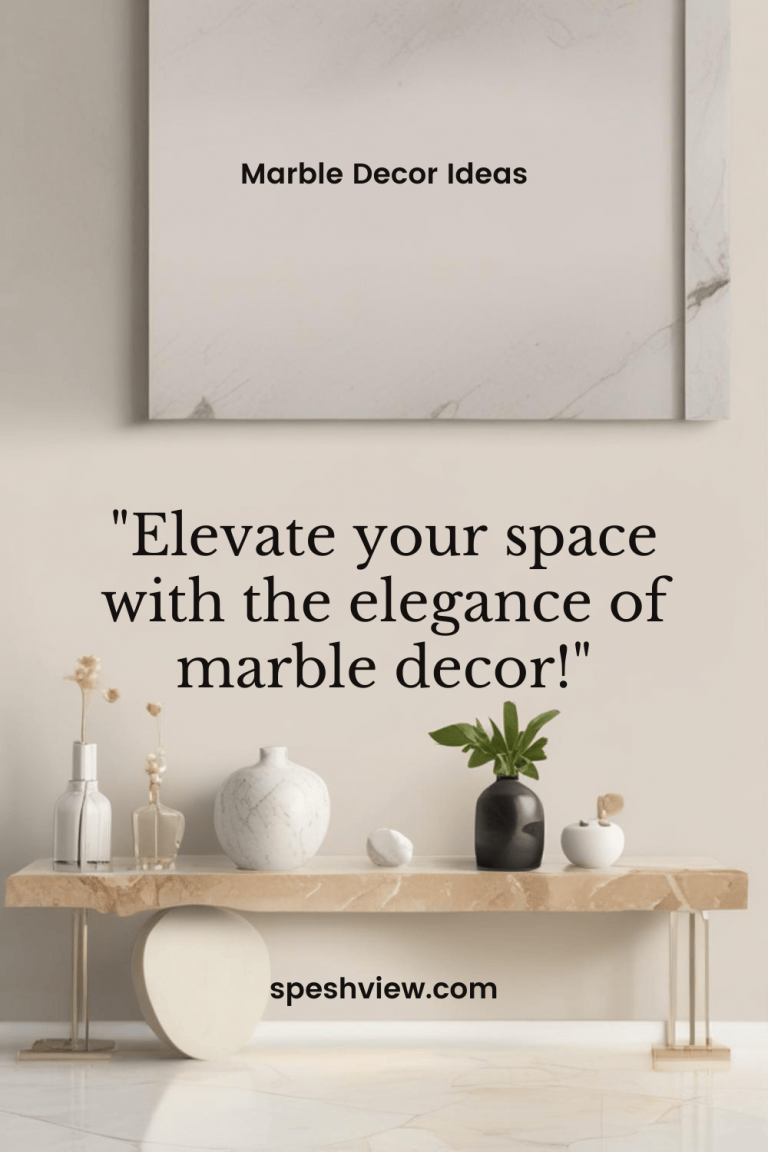 25 Creative Interior Marble Decor Ideas for Home - Spesh View