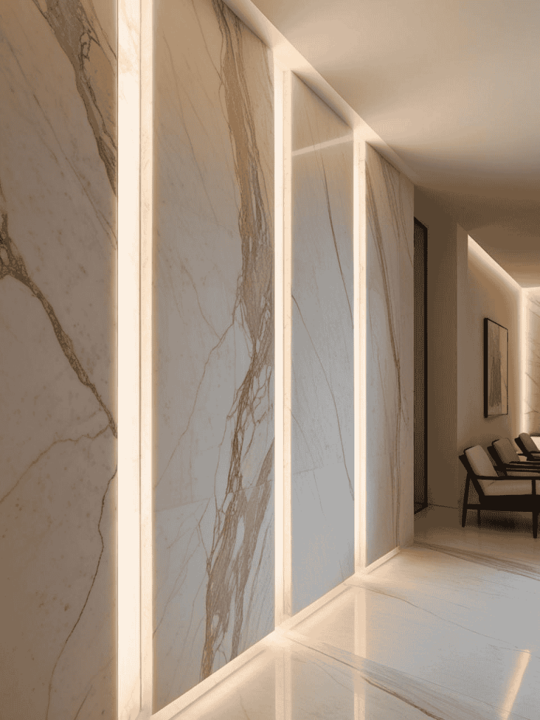 25 Creative Interior Marble Decor Ideas for Home - Spesh View