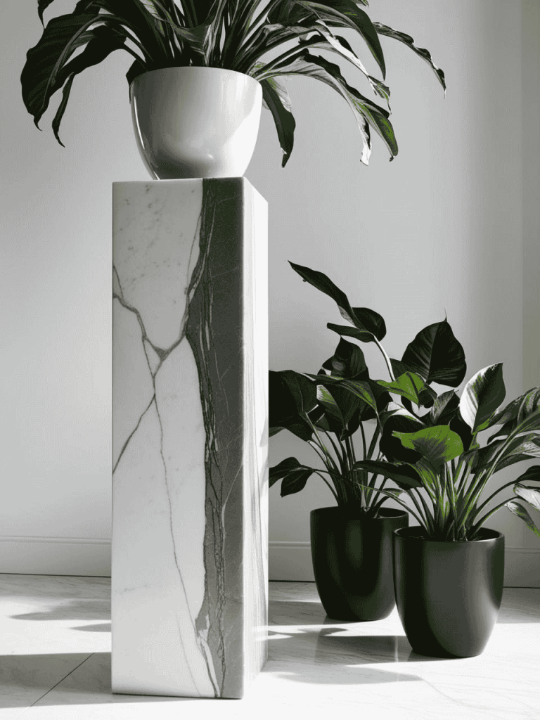 25 Creative Interior Marble Decor Ideas for Home - Spesh View