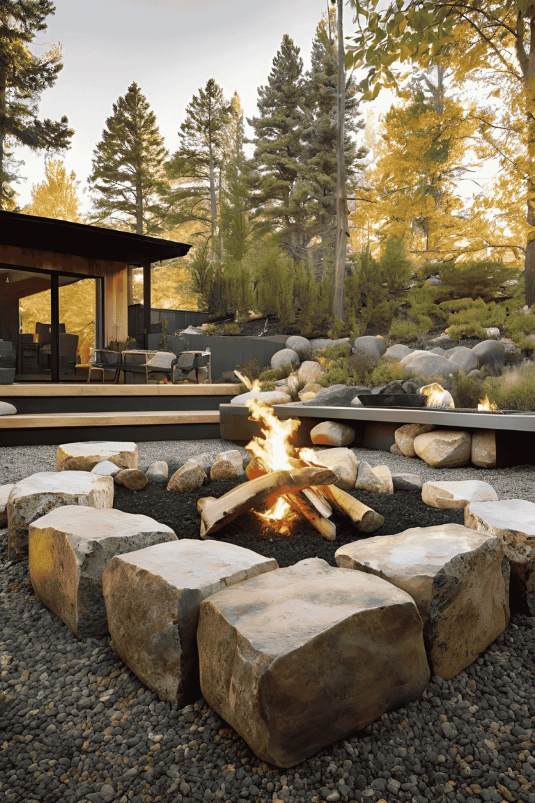32 Stunning Outdoor Fire Pit Design Ideas for Your Backyard Glow ...