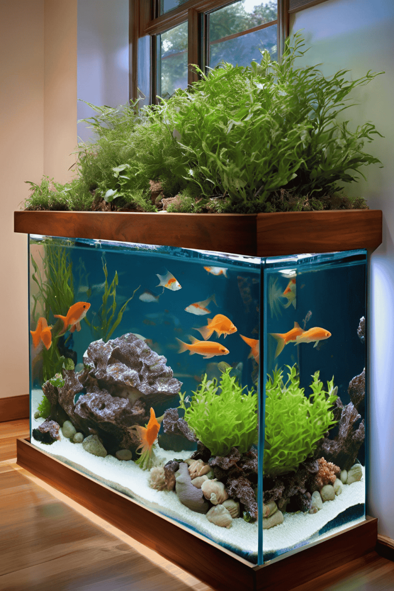 28 Stunning Indoor Aquarium Design Ideas for Your Living Space - Spesh View