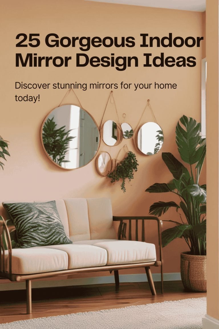 25 Gorgeous Indoor Mirror Design Ideas to Brighten Your Home - Spesh View