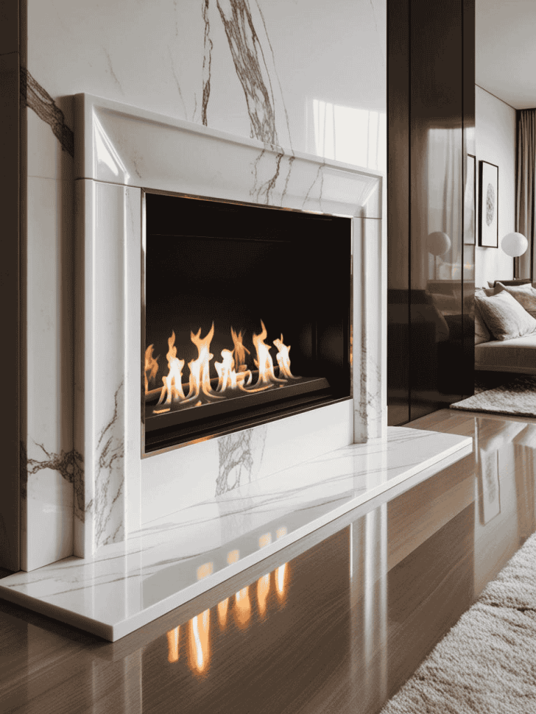 25 Creative Interior Marble Decor Ideas for Home - Spesh View