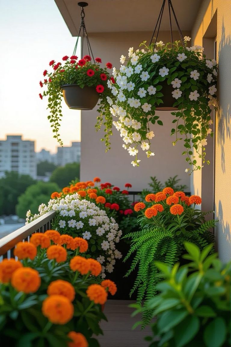 15 Stunning Balcony Hanging Plant Ideas for Modern Urban Living - Spesh ...