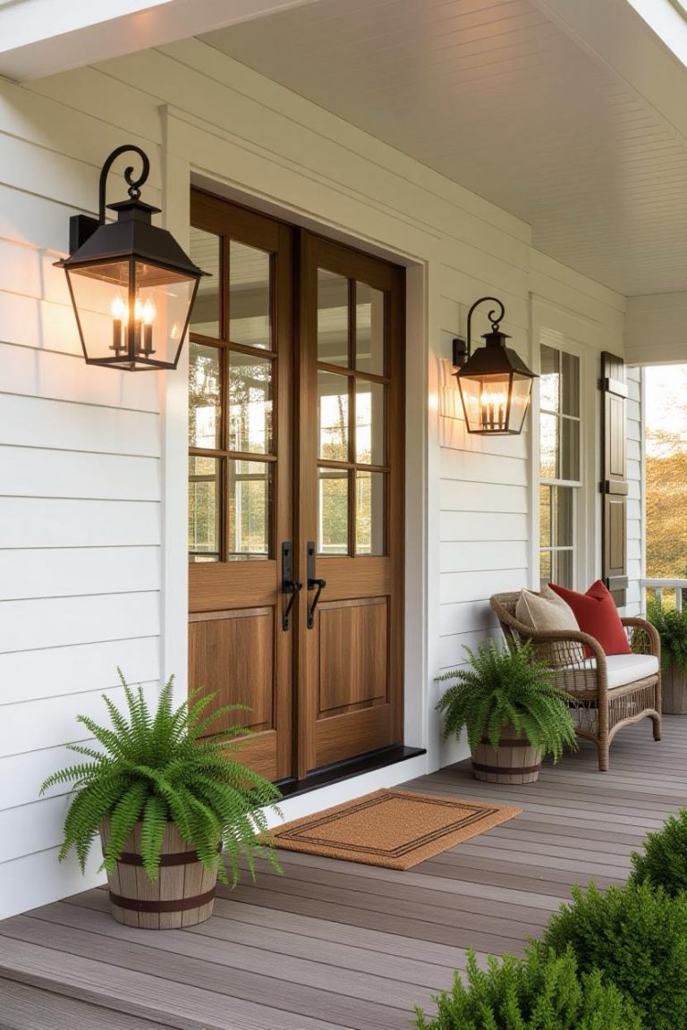 15 Farmhouse Outdoor Lighting Ideas That Bring Rustic Elegance to Your ...
