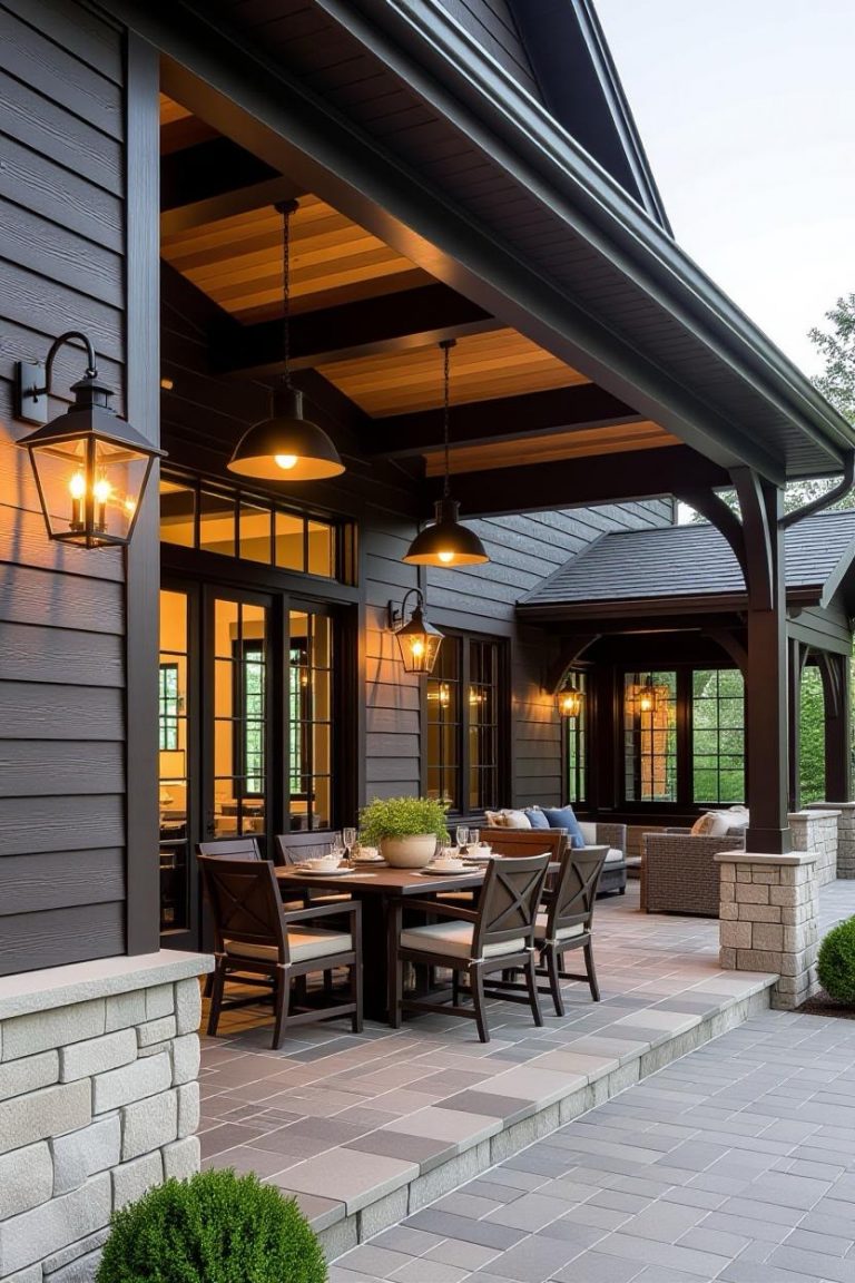15 Farmhouse Outdoor Lighting Ideas That Bring Rustic Elegance to Your ...
