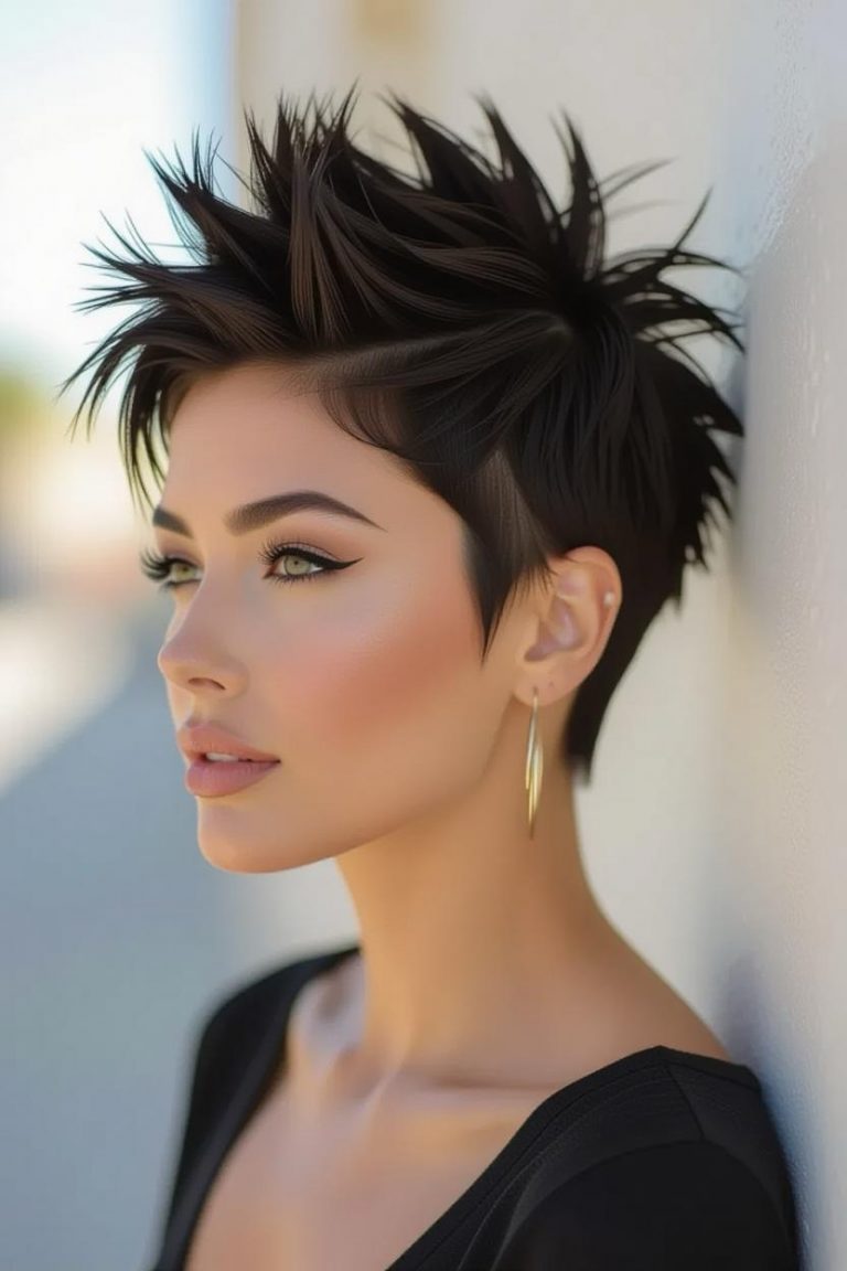 15 Chic Short Spiky Hairstyles to Rock with Confidence - Spesh View