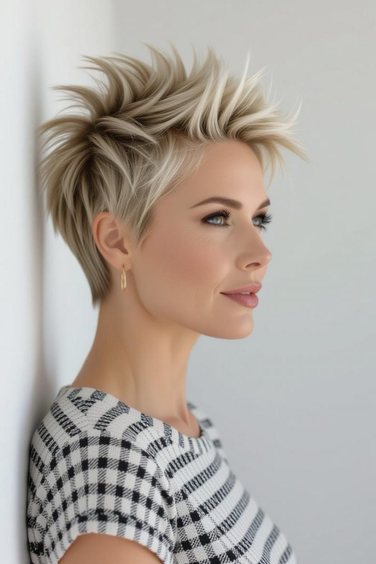 15 Chic Short Spiky Hairstyles to Rock with Confidence - Spesh View