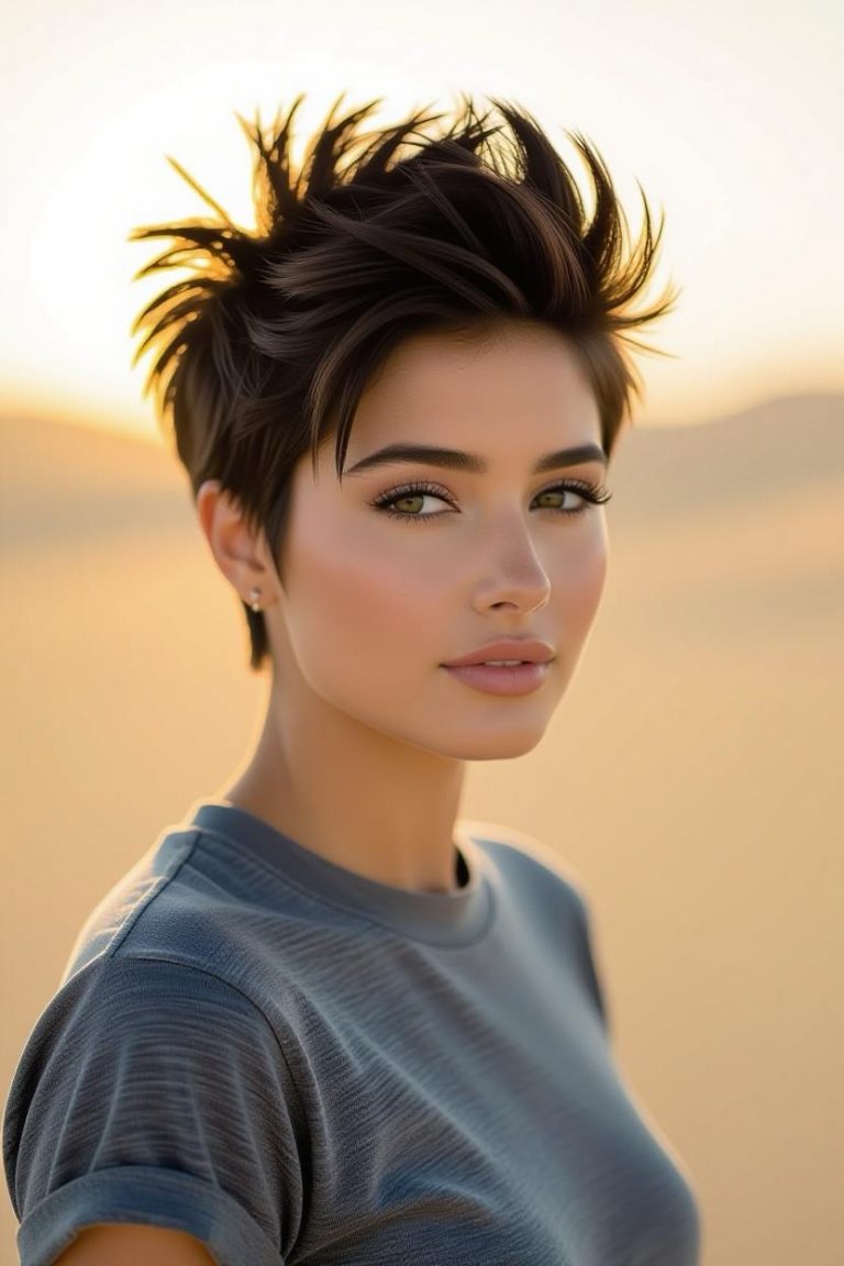 15 Chic Short Spiky Hairstyles to Rock with Confidence - Spesh View