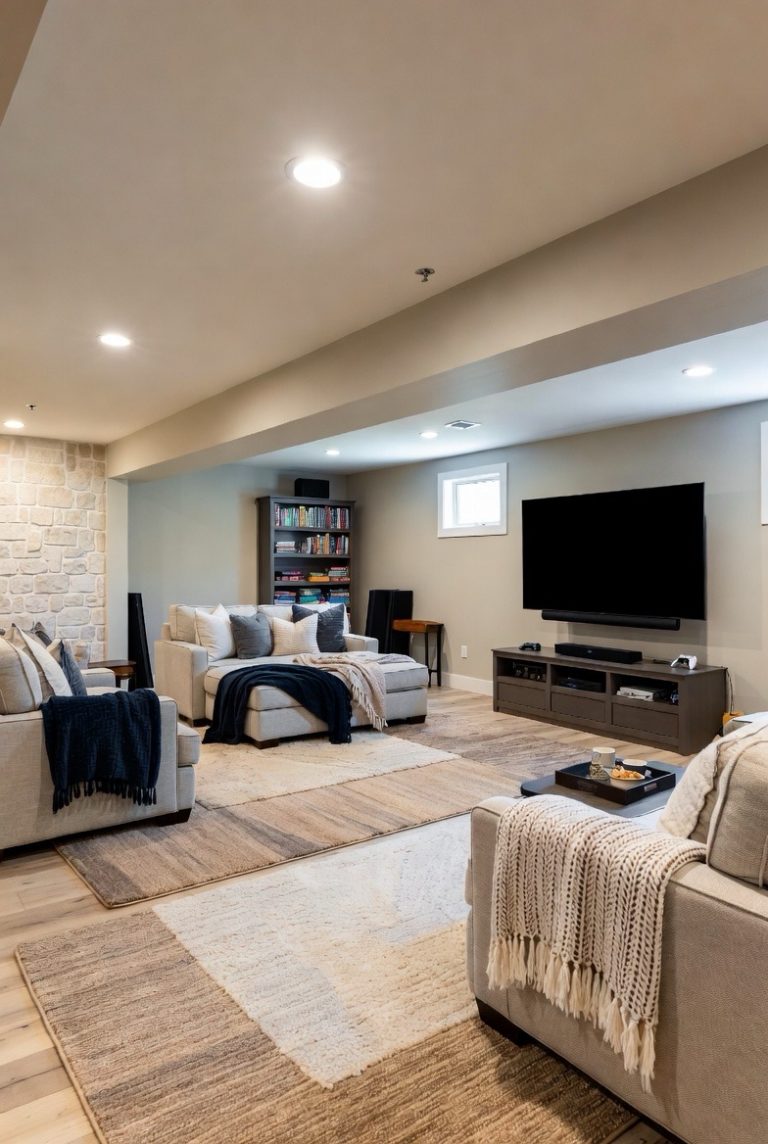 15 Modern Basement Designs with Unforgettable Wow Factor - Spesh View