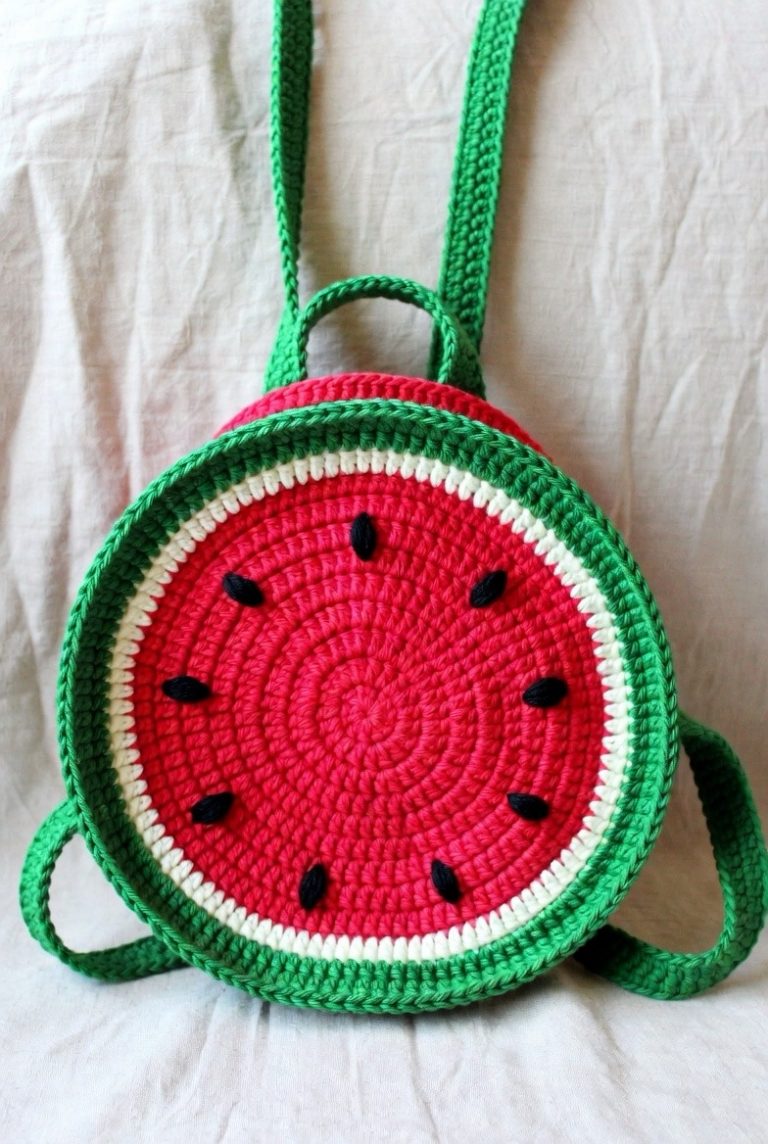 16 Cute & Creative Free Crochet Backpacks Perfect for Kids - Spesh View