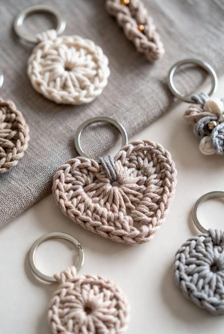35 Creative Crochet Keychain Patterns That Are Easy and Useful - Spesh View