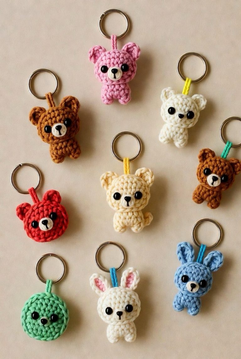 35 Creative Crochet Keychain Ideas That Are Easy and Useful - Spesh View