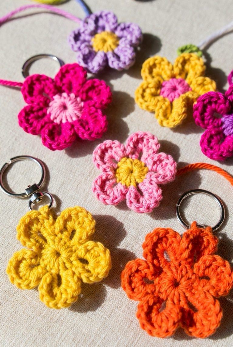 35 Creative Crochet Keychain Patterns That Are Easy and Useful - Spesh View