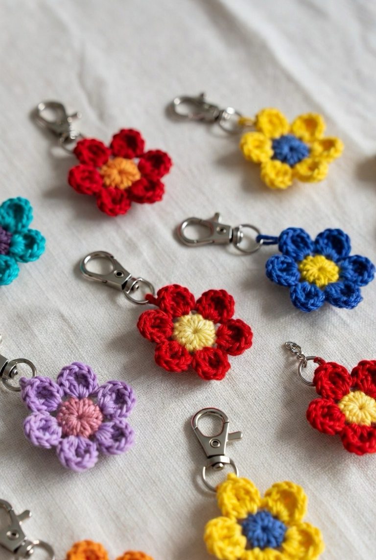 35 Creative Crochet Keychain Patterns That Are Easy and Useful - Spesh View