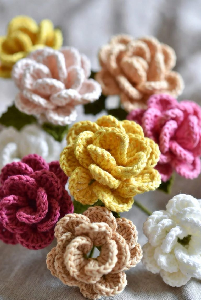 26 Lovely Crochet Flower Inspirations to Brighten Any Project - Spesh View