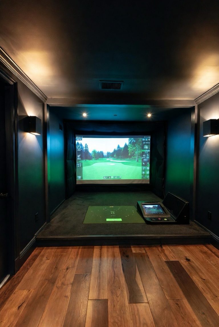 15 Elegant Indoor Golf Room Ideas for a Modern Home Setup - Spesh View