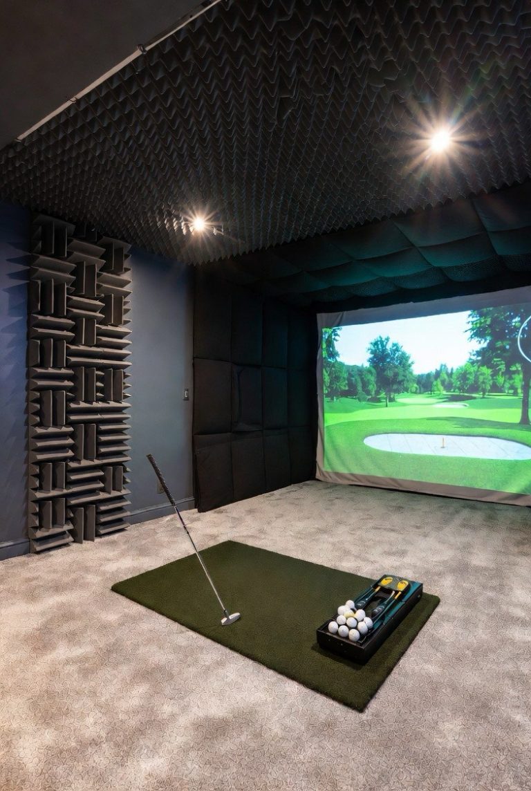 15 Elegant Indoor Golf Room Ideas for a Modern Home Setup - Spesh View
