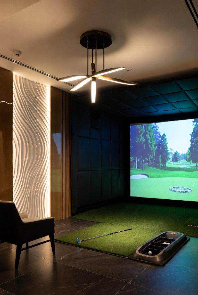 15 Elegant Indoor Golf Room Ideas for a Modern Home Setup - Spesh View