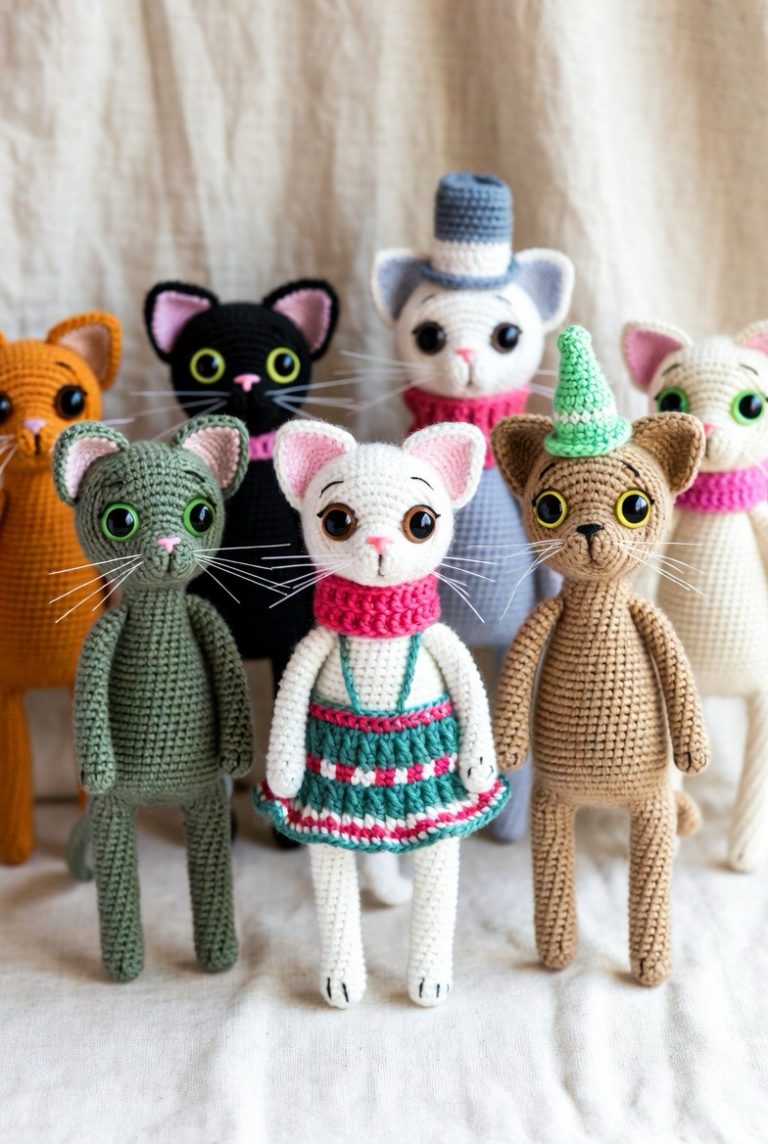 16 Cute & Free Crochet Cat Inspirations Perfect for Cat Lovers - Spesh View