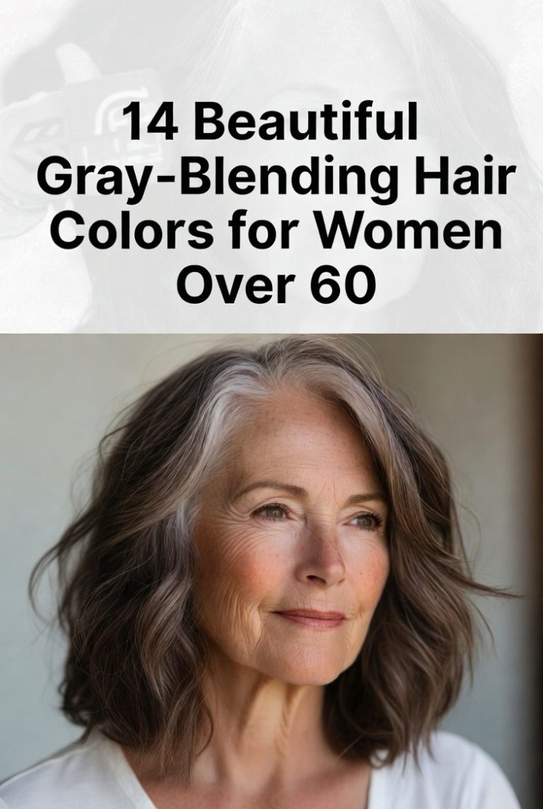 14 Beautiful Gray-Blending Hair Colors for Women Over 60 - Spesh View
