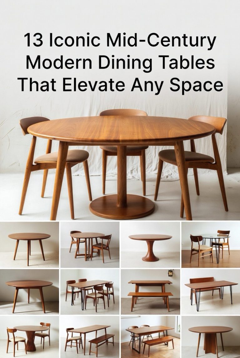 13 Iconic Mid-Century Modern Dining Tables That Elevate Any Space ...
