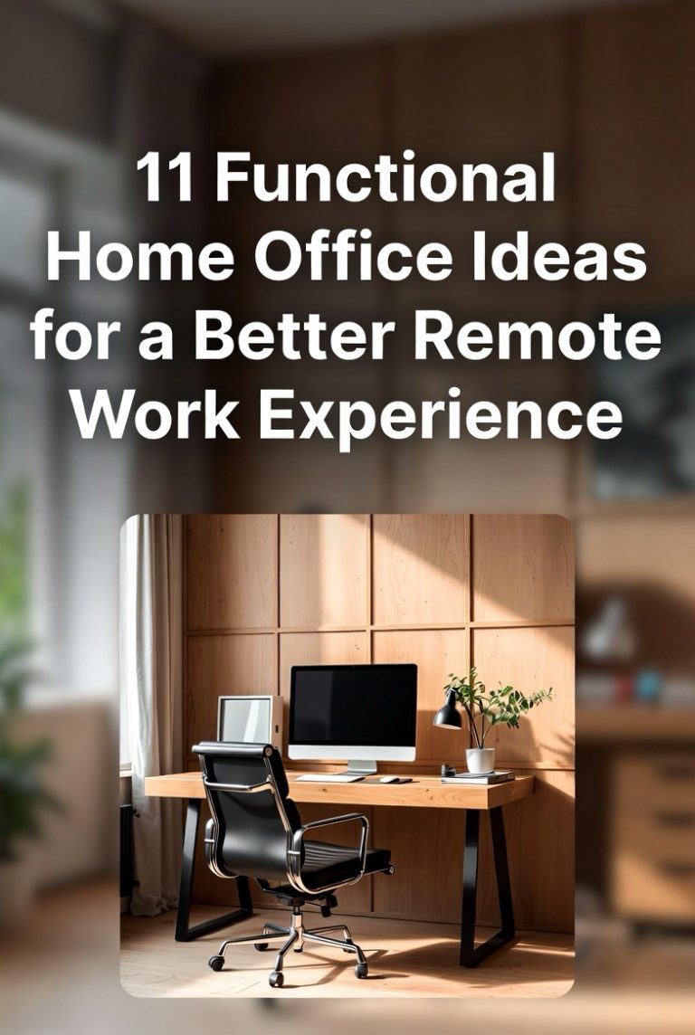 11 Functional Home Office Ideas for a Better Remote Work Experience ...