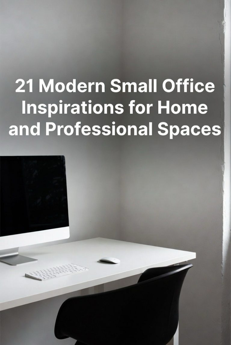 21 Modern Small Office Inspirations for Home and Professional Spaces ...