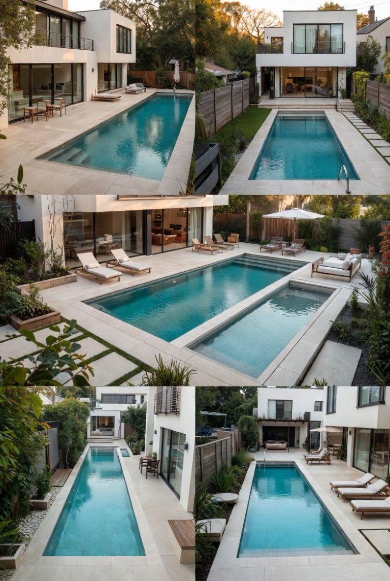 15 Sleek Modern Pool Designs to Elevate Your Backyard Oasis - Spesh View