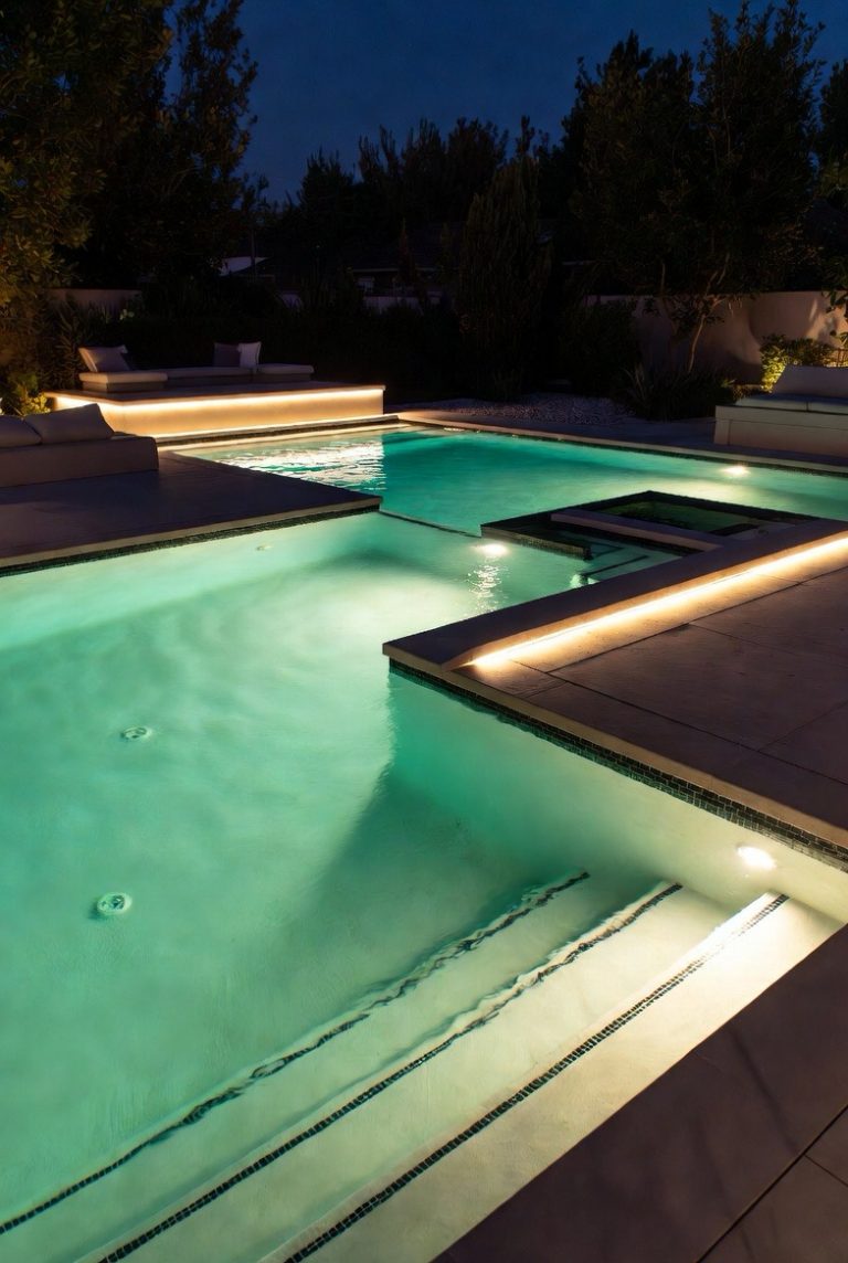 15 Sleek Modern Pool Designs to Elevate Your Backyard Oasis - Spesh View