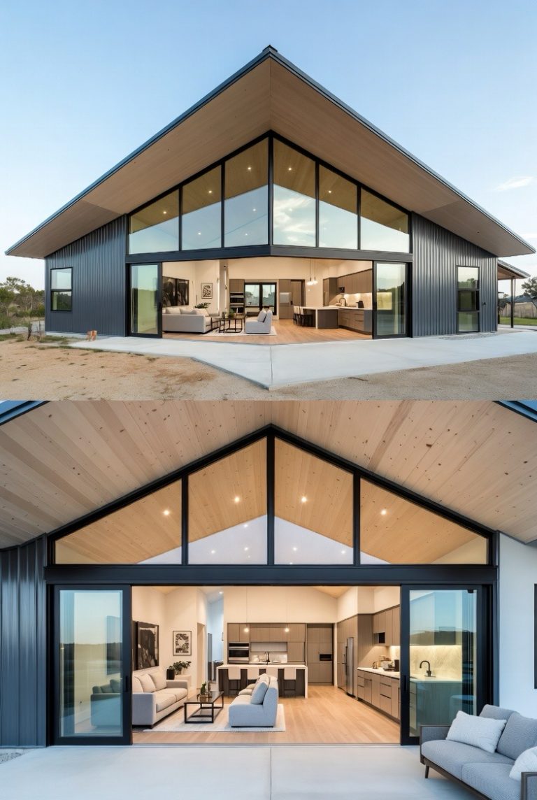 13 Modern Barndominium Ideas with Stunning Interiors & Exteriors ...
