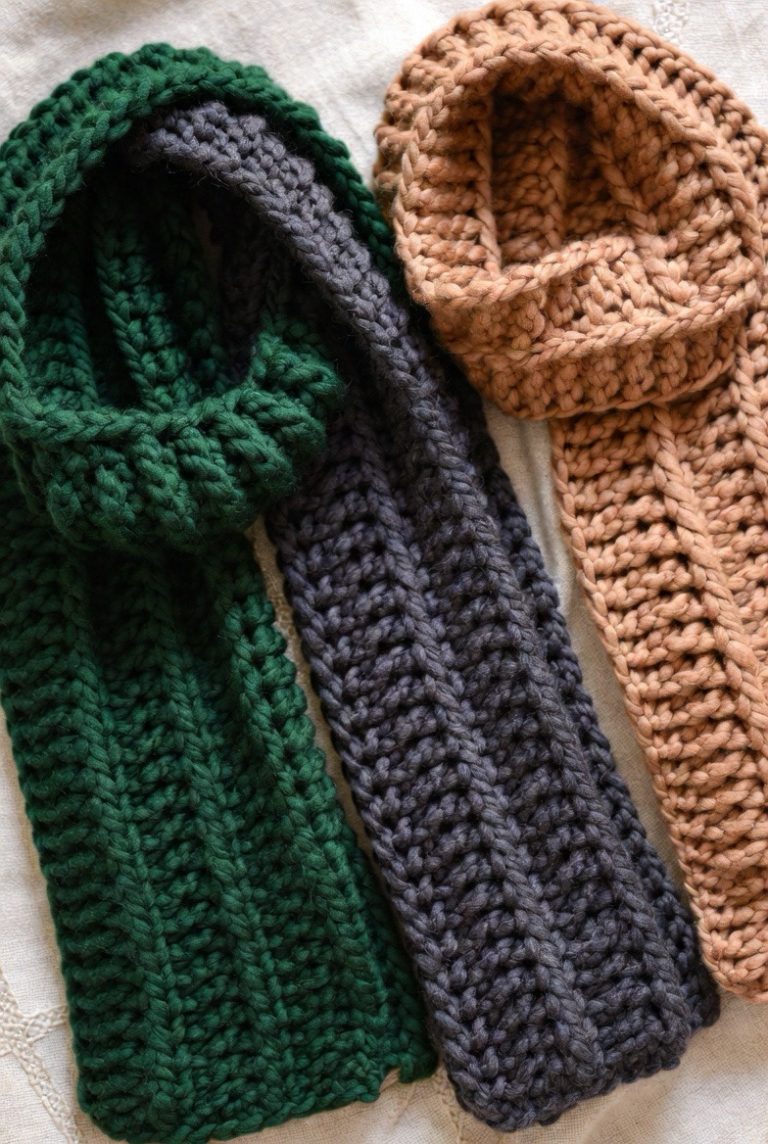 15 Cozy Chunky Crochet Scarves to Warm Up Your Winter Wardrobe - Spesh View