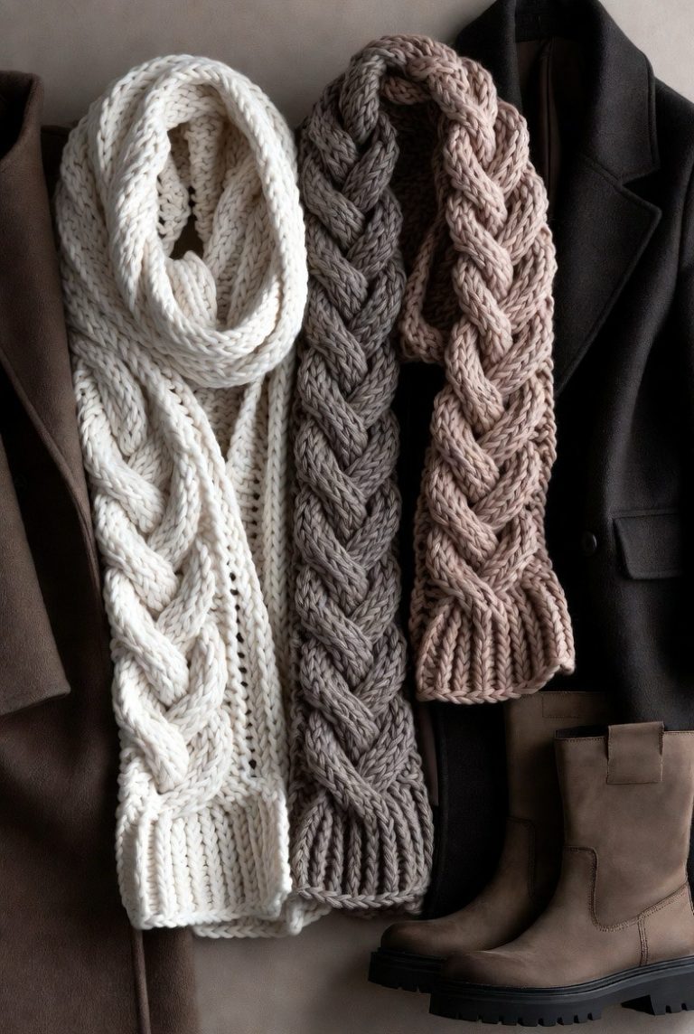 15 Cozy Chunky Crochet Scarves to Warm Up Your Winter Wardrobe - Spesh View