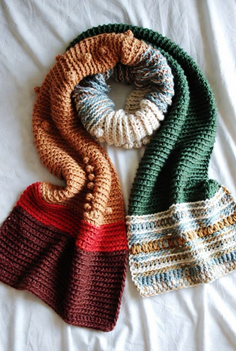 15 Cozy Chunky Crochet Scarves to Warm Up Your Winter Wardrobe - Spesh View