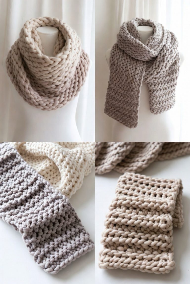 15 Cozy Chunky Crochet Scarves to Warm Up Your Winter Wardrobe - Spesh View