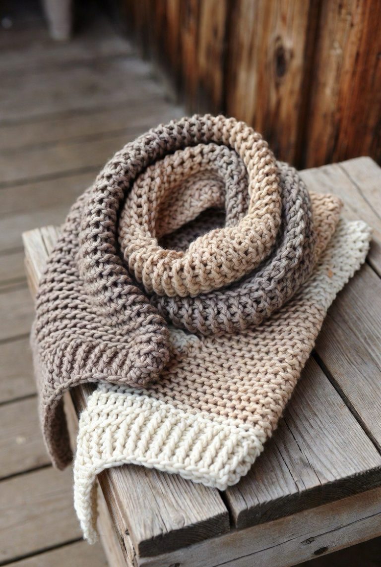 15 Cozy Chunky Crochet Scarves to Warm Up Your Winter Wardrobe - Spesh View