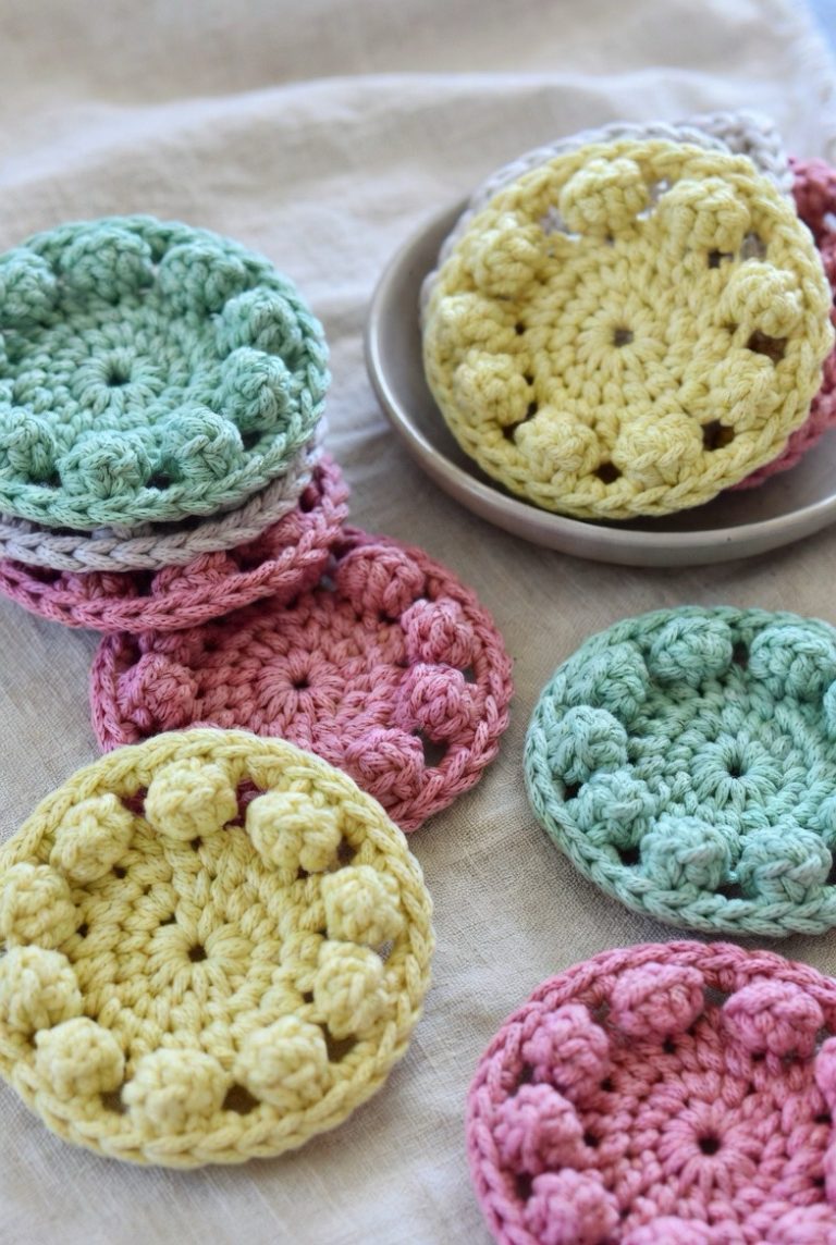 17 Fresh Crochet Coaster Ideas Perfect for Spring Decorating - Spesh View