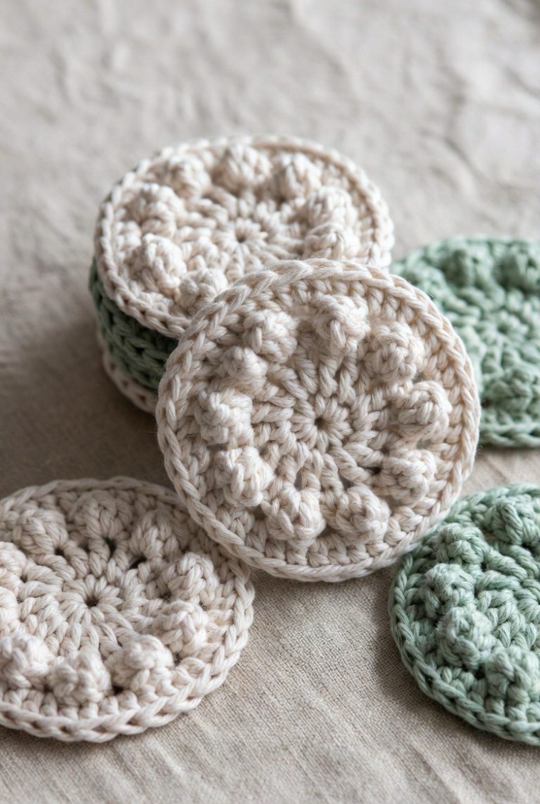 17 Fresh Crochet Coaster Ideas Perfect for Spring Decorating - Spesh View