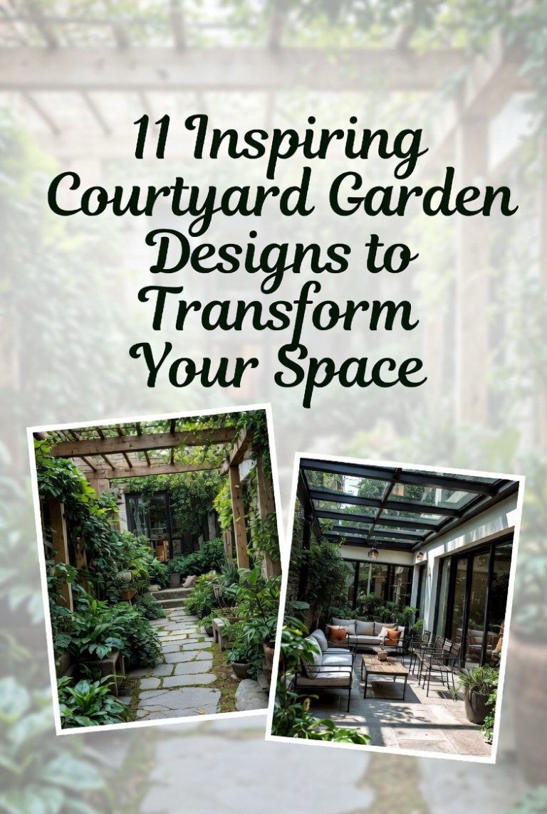 11 Inspiring Courtyard Garden Designs to Transform Your Space - Spesh View