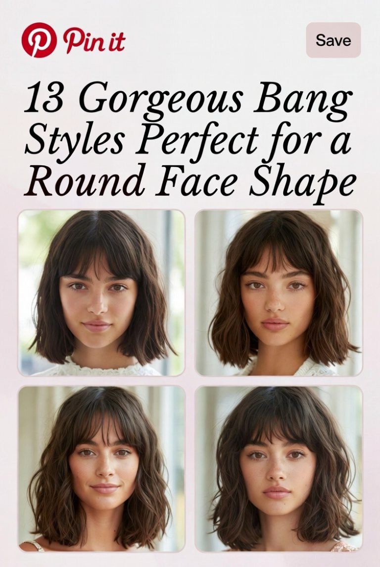13 Gorgeous Bang Styles Perfect for a Round Face Shape - Spesh View